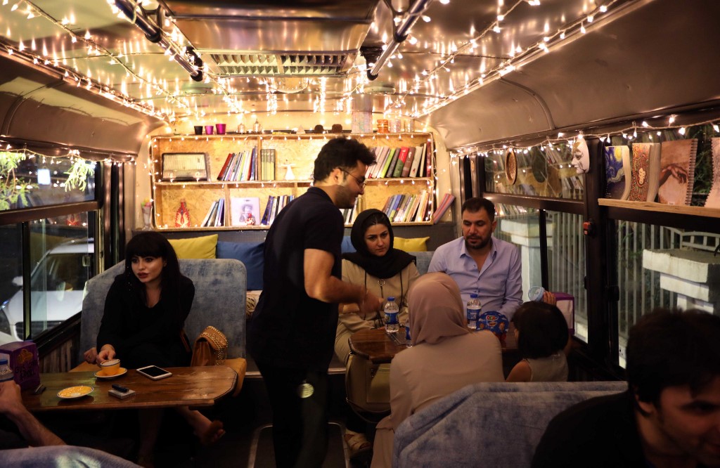'Bus Cafe Erbil': The First Moving Bus Cafe in Iraq | Al Bawaba