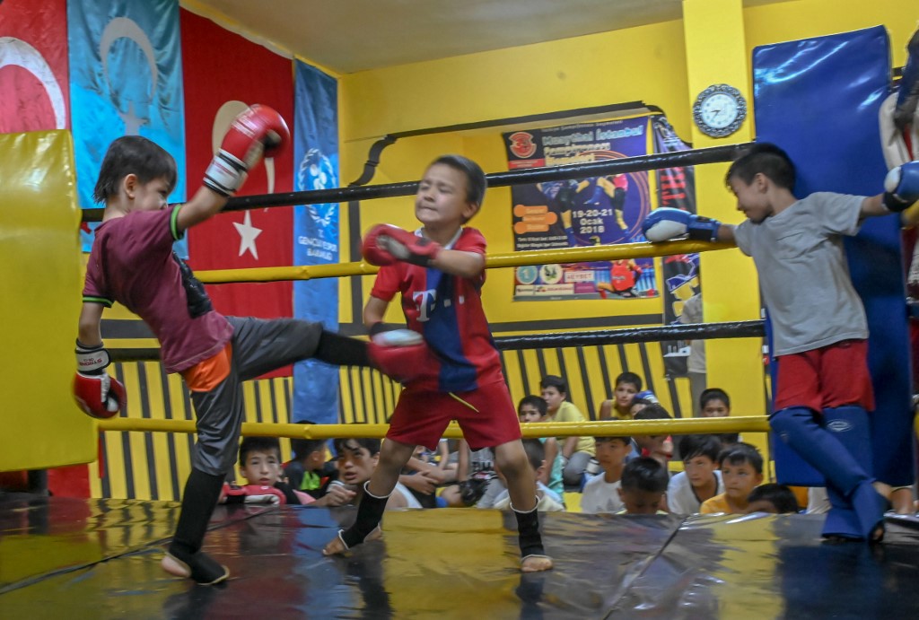 Muslim Uighur Kids Learn Boxing in Istanbul | Al Bawaba