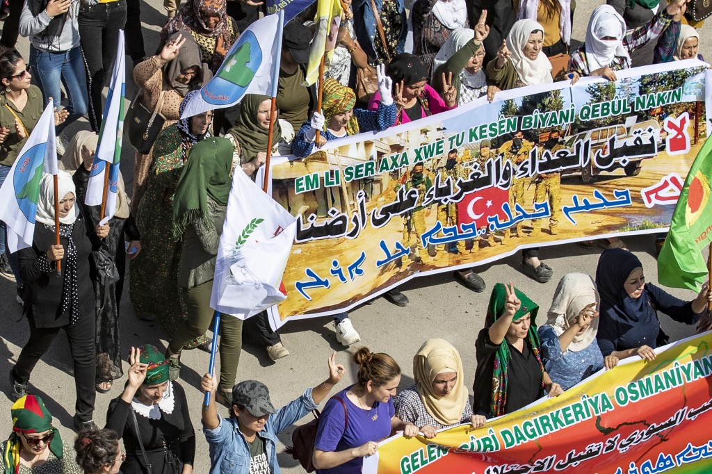 Kurds Across the World Protest Turkey's Offensive in Northern Syria ...