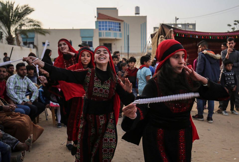 Dabkeh and Flags! Palestinians Celebrate Traditional Customs Day | Al ...
