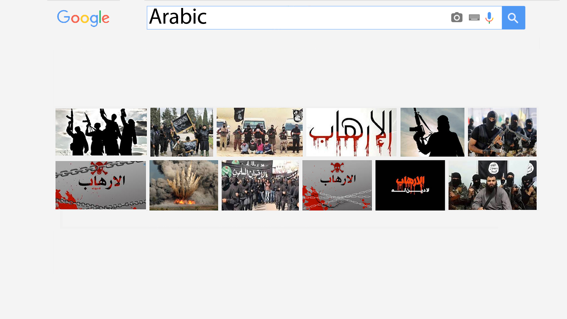 How does Arabic Google differ from English? Image results may surprise ...