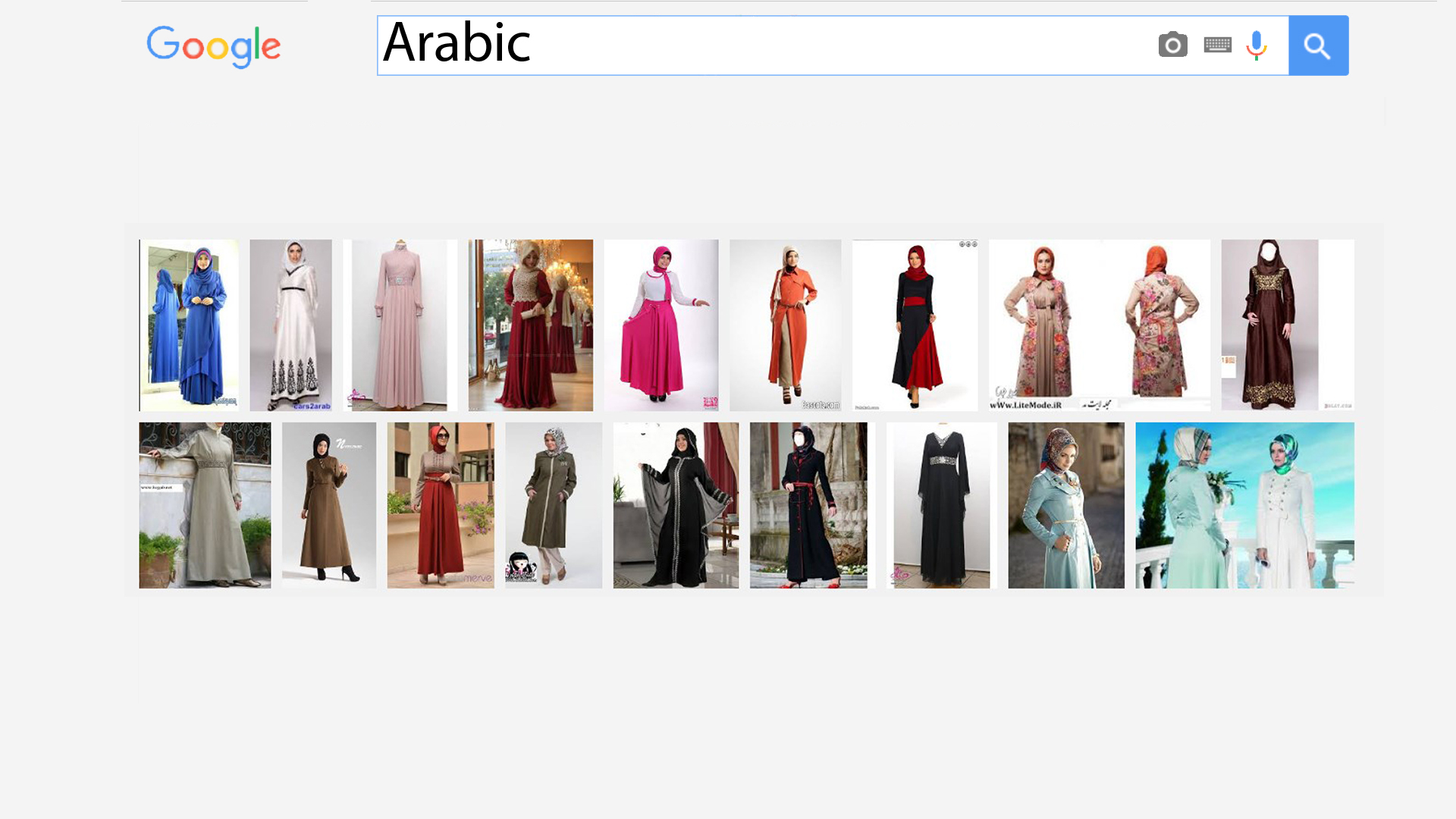 How does Arabic Google differ from English? Image results may surprise ...
