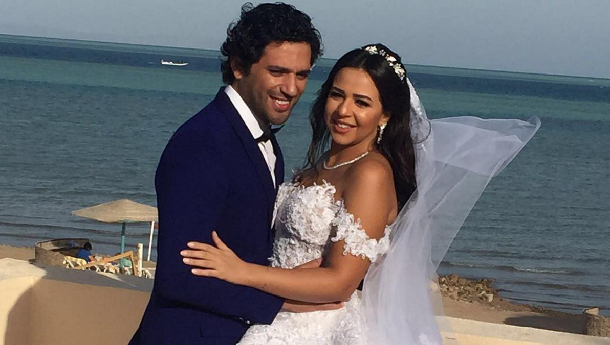 Celebrity couple Amy Samir Ghanem and Hassan Raddad tie the knot in ...
