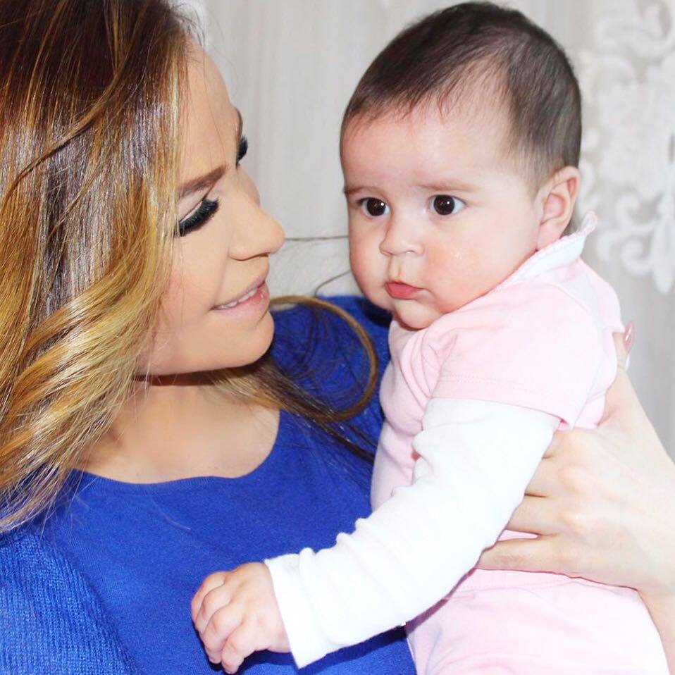 Carole Samaha and her baby Tala pictured for the first time together on ...