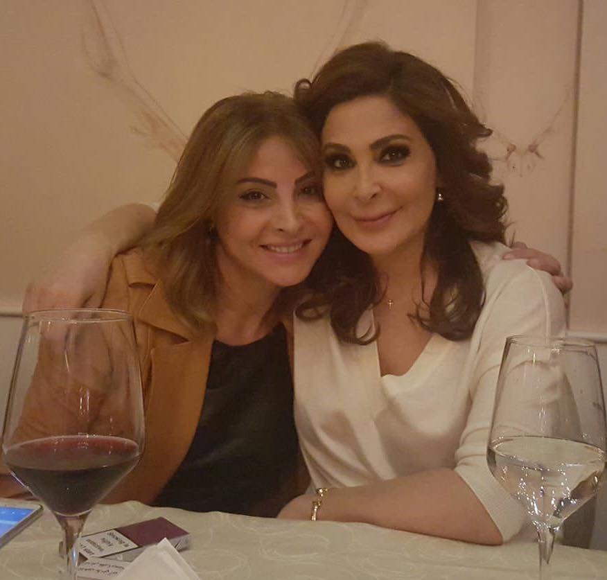 Elissa Beiruting with her girl friend Micha Zaitun. (Facebook) | Al Bawaba