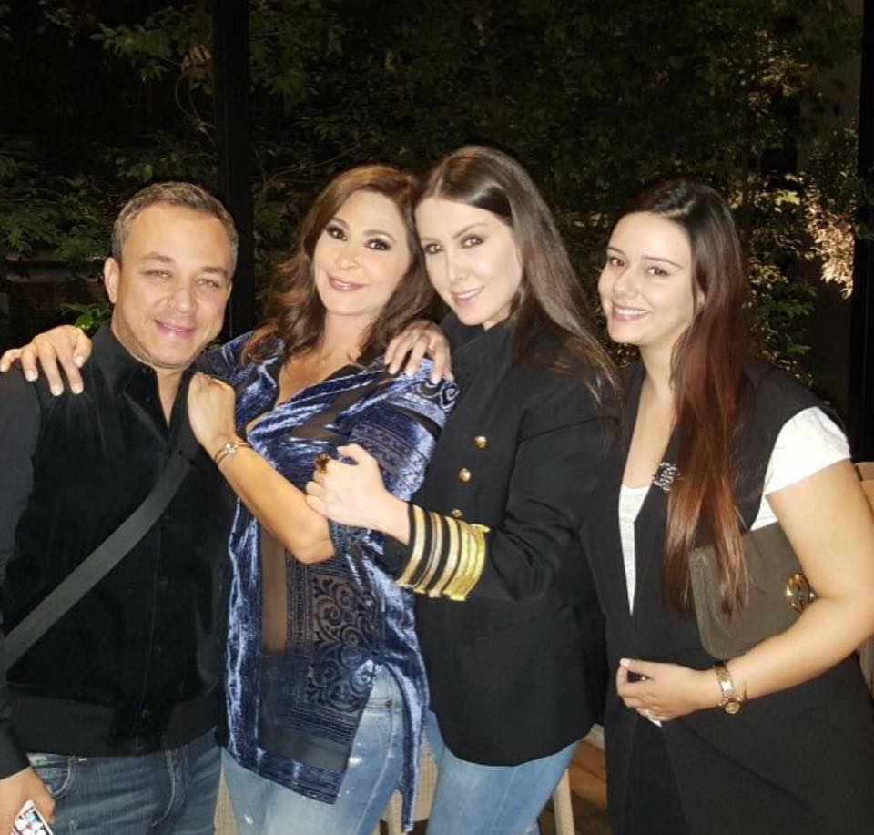 Elissa and friends on a "lovely" night out in Beirut together ...