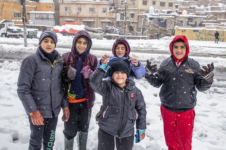 In Pictures: Major Snowstorm Hits Amman, Jordan | Al Bawaba