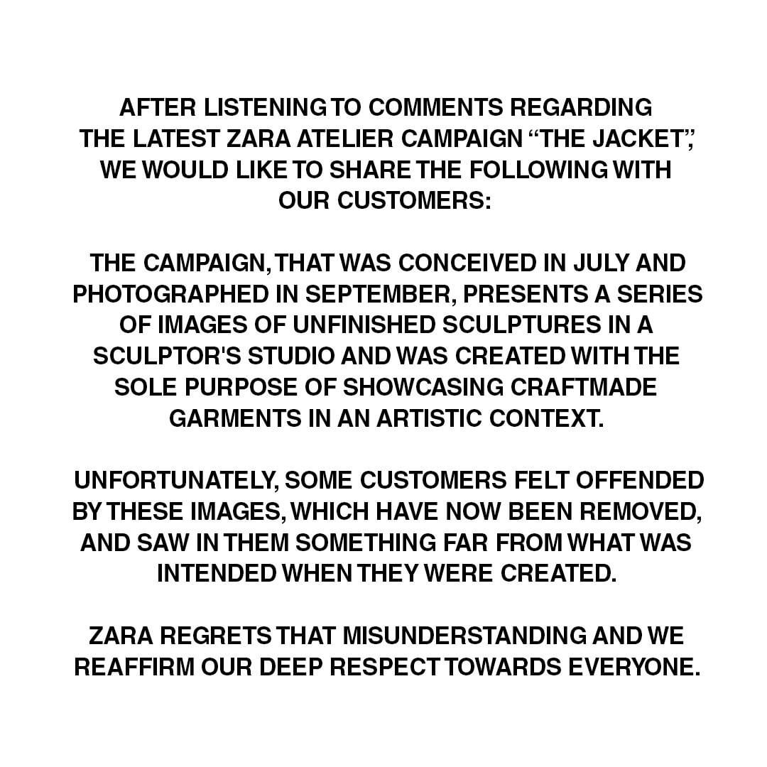 Zara shares apology after 'Gaza-linked' campaign | Al Bawaba