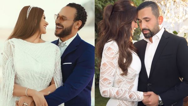 Dorra Zarrouk and Hani Saad Make a Debut as Newlyweds at Hanady Mehanna ...