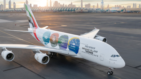 Emirates aces the skies with a Grand Slam livery | Al Bawaba