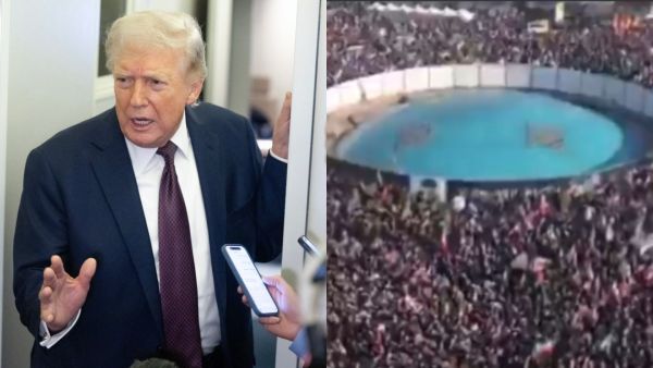 Trump accuses Iran of AI video of 250,000 people who love Khamenei | Al ...
