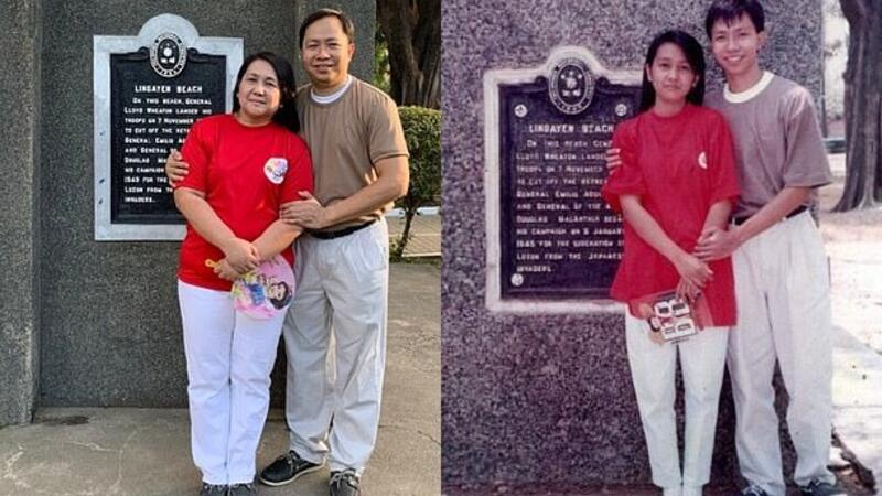 Melting Hearts: Couple Retake Same Picture After 28 Years | Al Bawaba