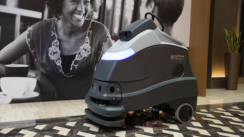 Isnaad Tests Newly-Launched Autonomous Cleaning Machine Nilfisk Liberty ...