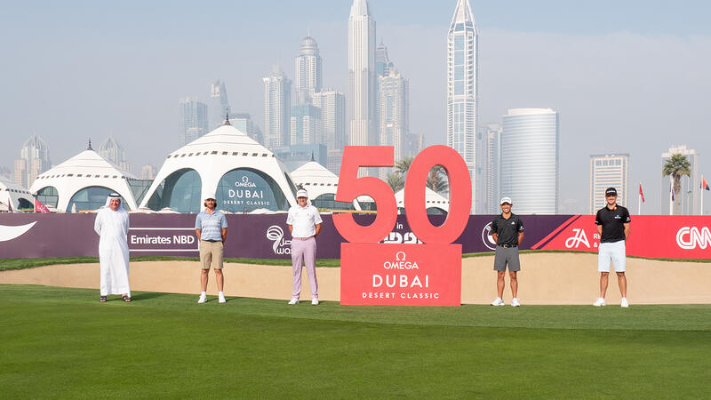 Golf Icons Celebrate UAE's 50th Anniversary at 2021 OMEGA Dubai Desert ...