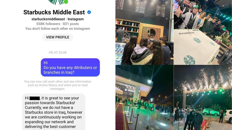 Celebrities and Officials Attend ‘Fake’ Starbucks Cafe Opening in Iraq ...