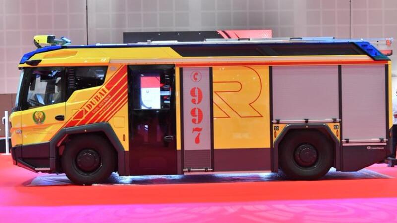 UAE Shows Off The World's First Electric Fire Engine | Al Bawaba