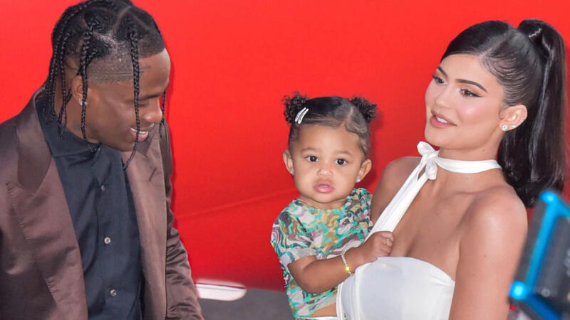 Travis Scott Surprises Daughter Stormi With a Yellow School Bus! | Al ...