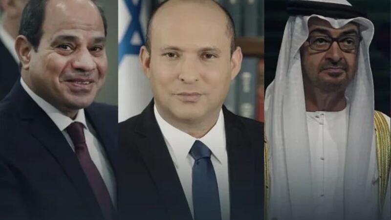 El Sisi, Naftali Bennett, MBZ Meet in Sharm El Sheikh | Al Bawaba