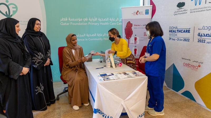 Her Excellency Sheikha Hind Donates Blood to Kick off Doha Healthcare ...