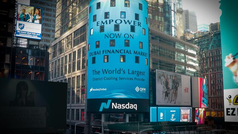 Empower's logo debuts on NASDAQ screens at New York's Times Square | Al ...