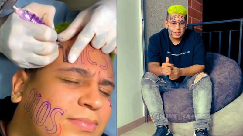 Influencer regrets getting Messi tattoo | Al Bawaba