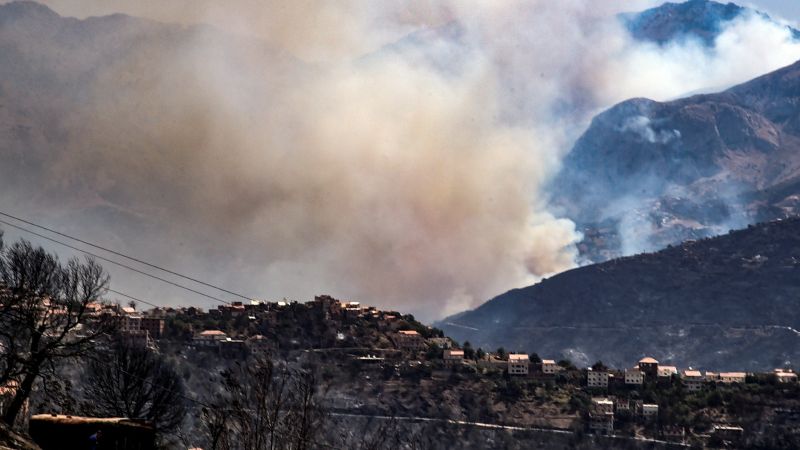 Tragedy strikes Algeria as wildfire death toll reaches 34 | Al Bawaba