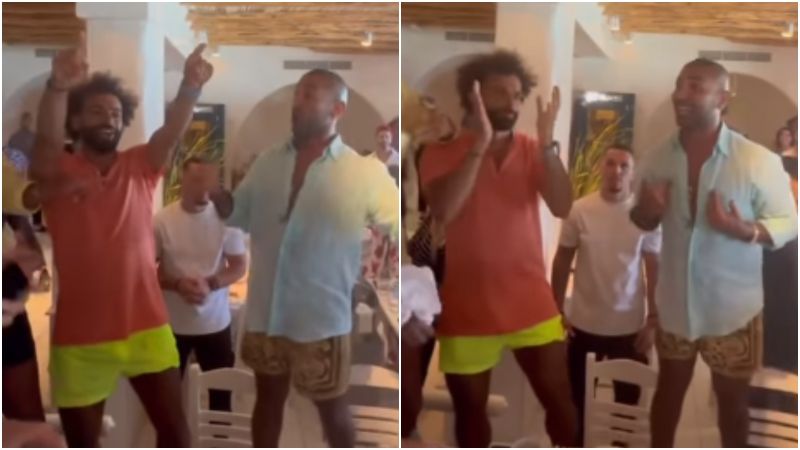 Shake that belly! Watch Mo Salah dance with Ahmed Saad to Egyptian ...