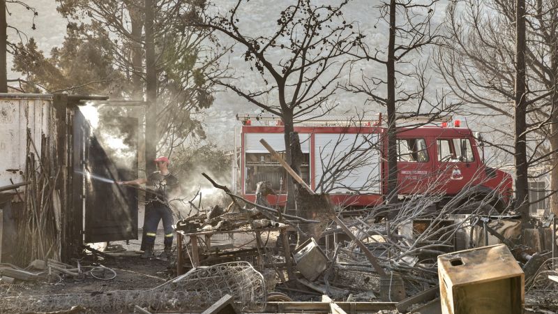 2 killed in the growing wildfires in Greece | Al Bawaba