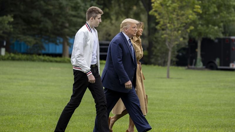 Barron Trump's height sparks fuss AGAIN on internet | Al Bawaba