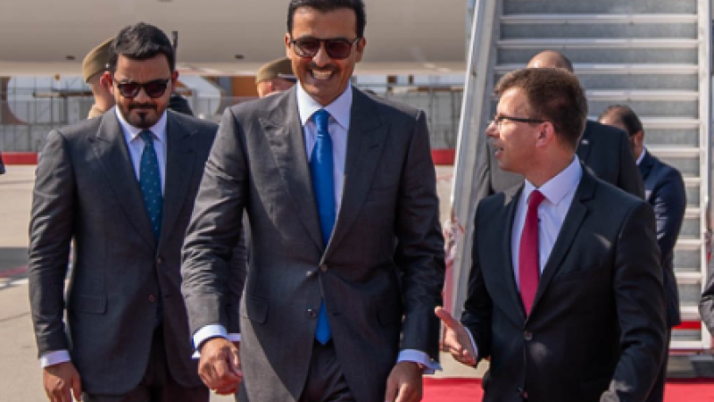 Qatari Emir embarks on an official visit to Hungary | Al Bawaba