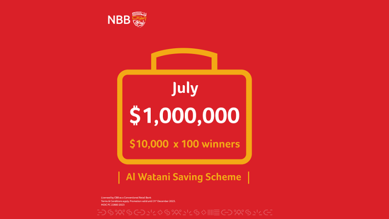 NBB Announces 100 Winners for July’s Al Watani Savings Scheme Draw | Al ...