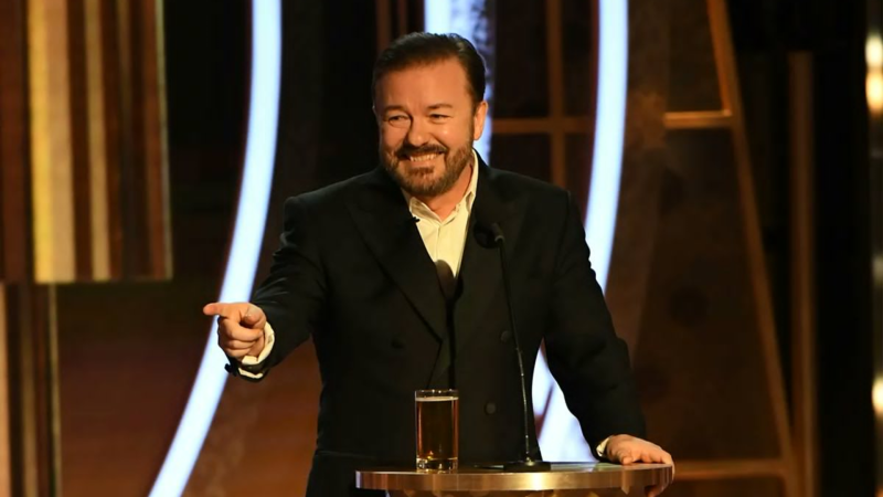 Ricky Gervais takes first ever Stand-Up Golden Globe home! | Al Bawaba