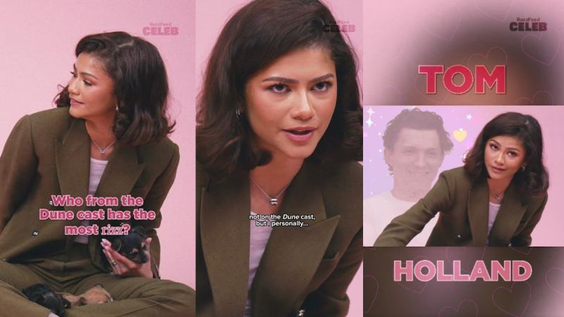 Zendaya reveals Mr. Tom Holland has most rizz in Dune 2 interview | Al Bawaba