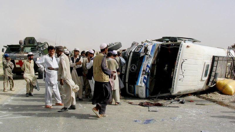 Bus-tanker collision kills at least 21 people in Afghanistan | Al Bawaba