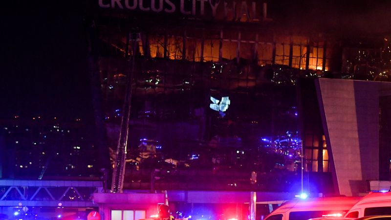 Moscow: More than 60 dead, 145 injured in ISIS concert hall attack | Al ...