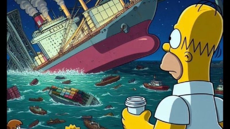 Did The Simpsons predict Baltimore bridge collapse? | Al Bawaba