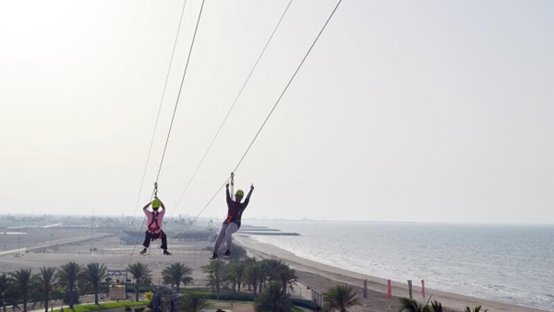 Millennium Resort Mussanah offers Oman’s first zip-line experience | Al ...