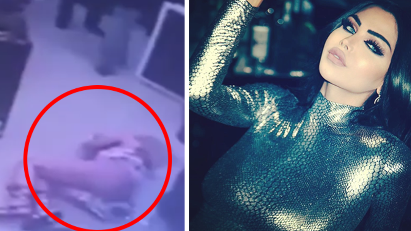 Transexual Haifa Magic Falls Over Leaving Nothing to Imagination | Al ...