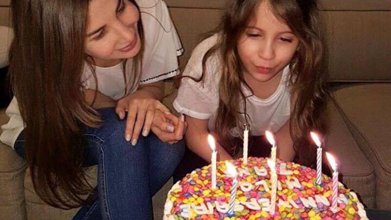 Arabia's sweetheart Nancy Ajram celebrates her and daughter Mila's ...