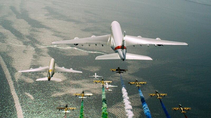 A Soaring Display of Unity: UAE Carriers Join Hands to Celebrate the ...