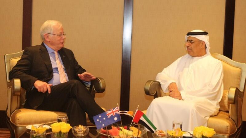 HE Obaid Humaid Al Tayer meets the Australian Minister of Trade and ...