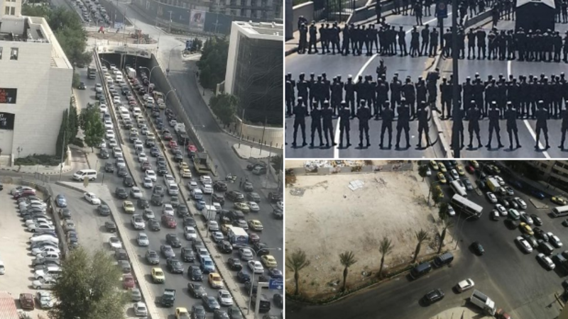 A Sudden City Wide Protest Brings Jordan's Capital to a Standstill | Al ...