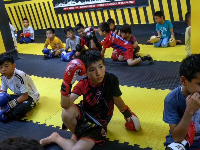 Muslim Uighur Kids Learn Boxing in Istanbul | Al Bawaba