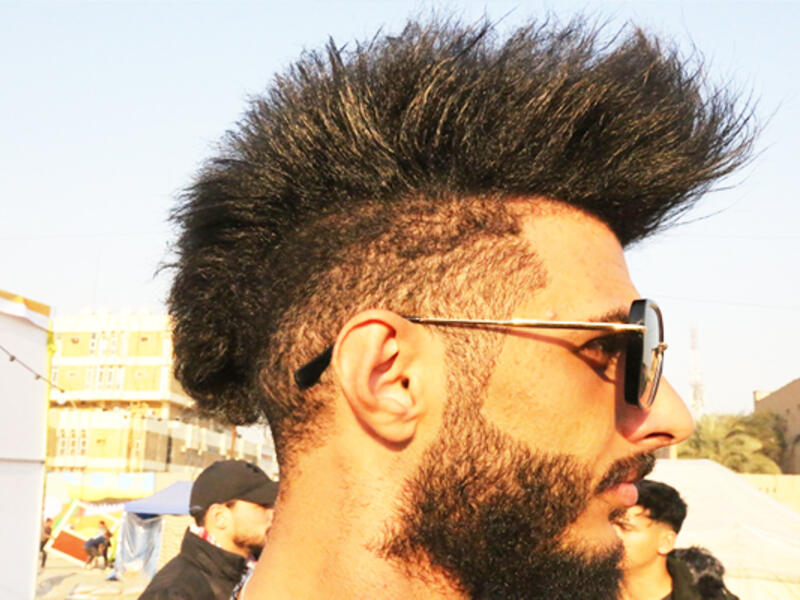 Rooster Comb Maybe? Iraqi Revolution Invents New Hair Styles | Al Bawaba