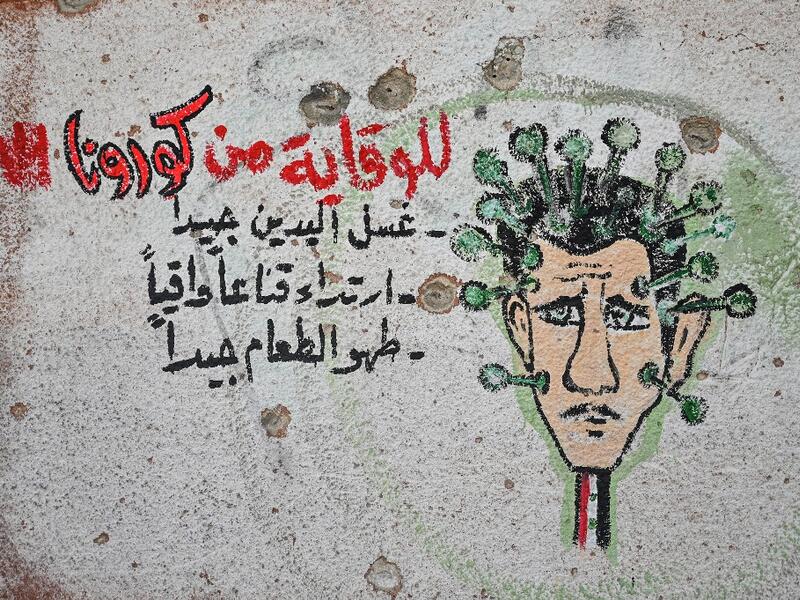 Coronavirus Inspires World Graffiti | Al Bawaba