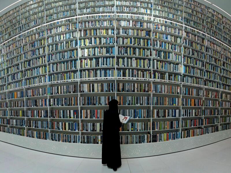 Mohammed Bin Rashid's Book-shaped Library Opens to Public | Al Bawaba