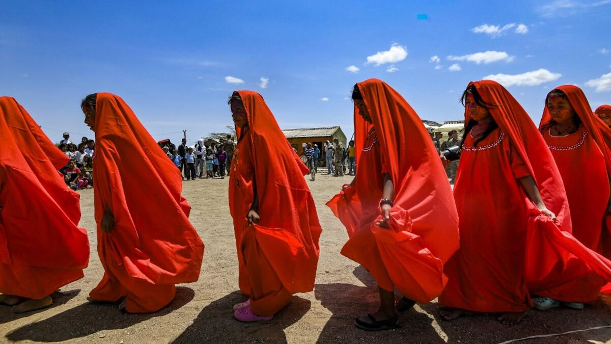 Wayuu Girls Perform The Yonna Traditional Dance | Al Bawaba