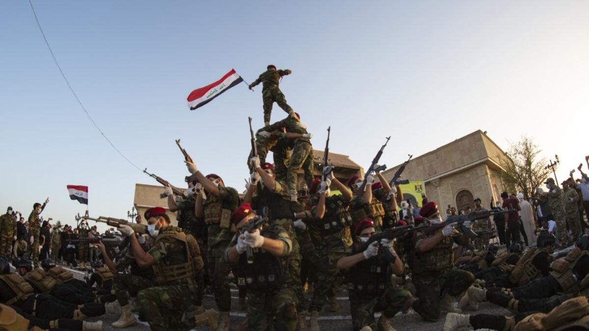 Hashed Al-Shaabi on Full Military Parade in Iraq | Al Bawaba