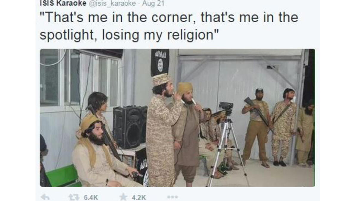 ISIS Karaoke: dropping songs, not bombs, across the Twittersphere! | Al ...
