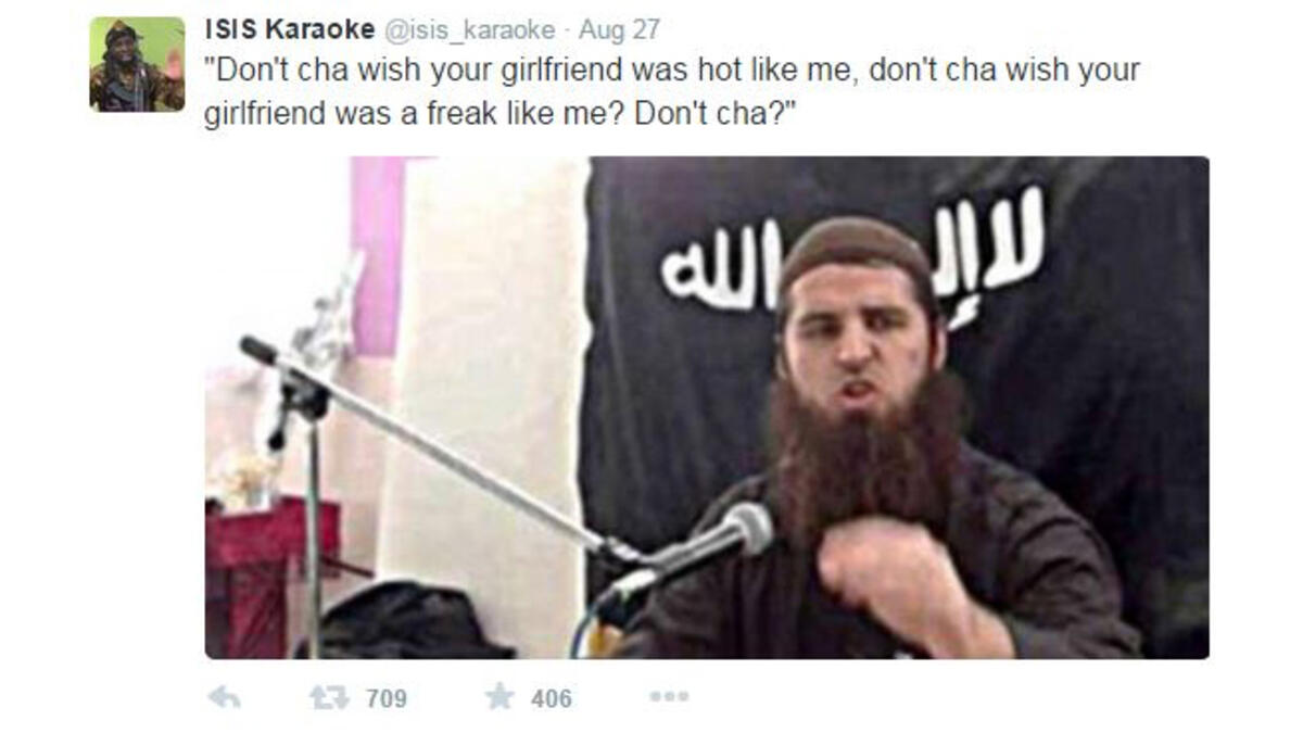 ISIS Karaoke: dropping songs, not bombs, across the Twittersphere! | Al ...